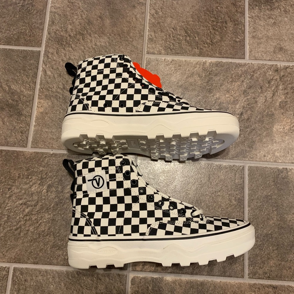 Vans Sentry Wc Hi Top Sneakerboots Checkerboard Marsh… - Gem